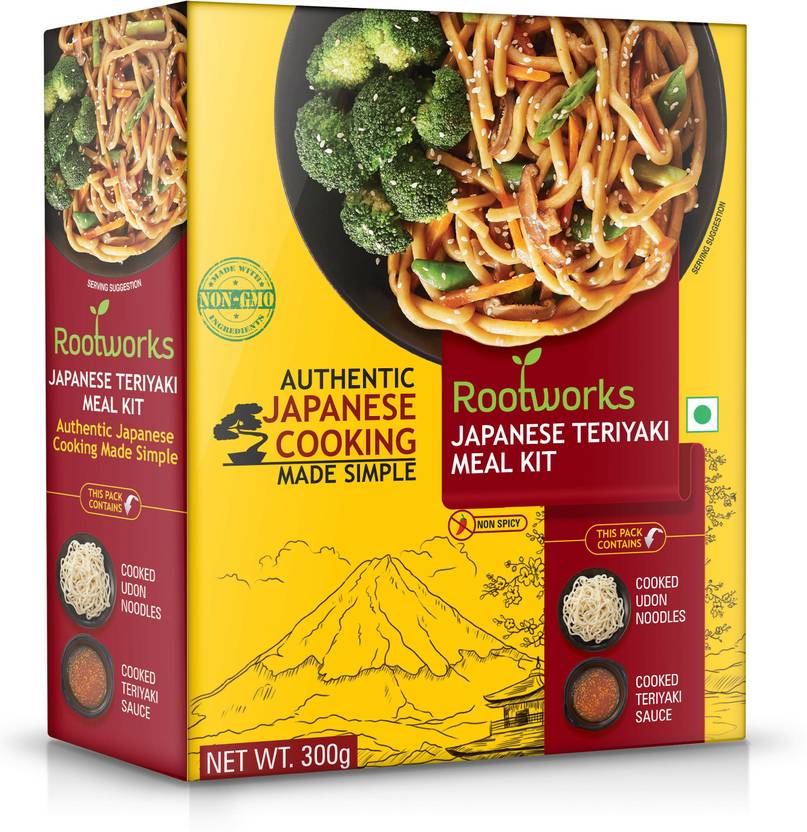 Rootworks Japanese Teriyaki Meal Kit Pack of 1 (300 g) | Authentic Thai ...