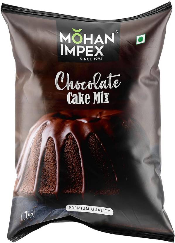 Mohan Impex Chocolate Cake Mix, Eggless, Rich Choco Powder (Pack of 1 ...