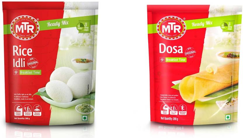 MTR Ready Mix RICE IDLI AND DOSA (200G + 200G) 400 g Price in India ...