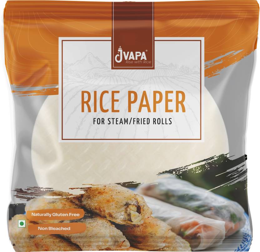 Jvapa Rice Paper Sheets | Round | 22cm | Covering for Rolls, Wraps ...