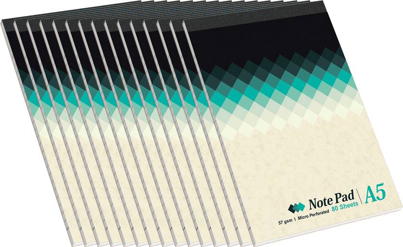 LRS Slip Pad - Pack of 15 - NotePad/ Writing Pad/ Scribbling Pad -A5 ...