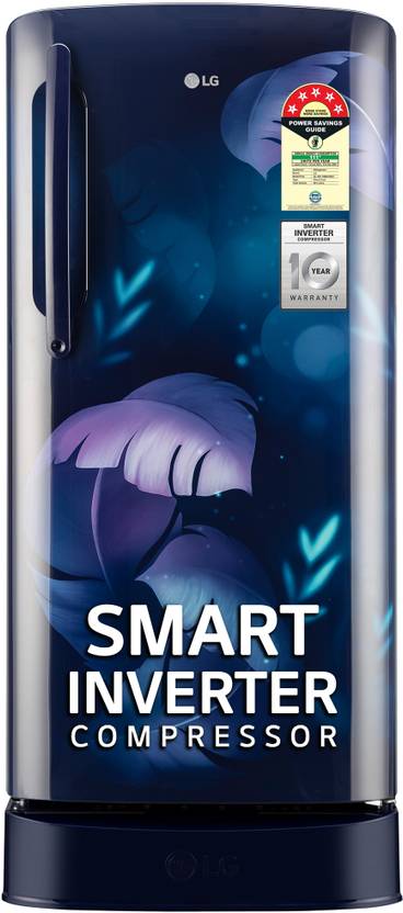 LG 201 L Direct Cool Single Door 5 Star Refrigerator with Base Drawer ...