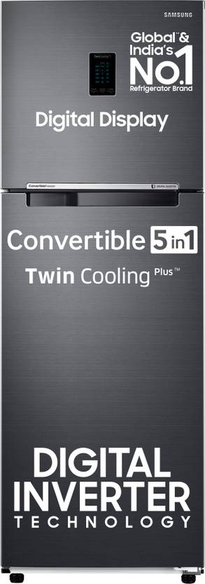 Samsung 322 L Frost Free Double Door 2 Star Convertible Refrigerator ...
