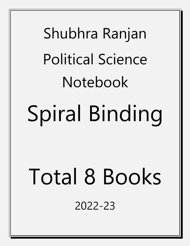 Shubhra Ranjan PSIR Optional Class Notes 2022-23: Buy Shubhra Ranjan ...
