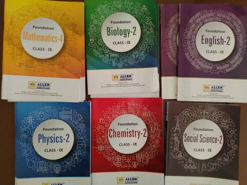 ALLEN Foundation Study Material Of Class 9th: Buy ALLEN Foundation ...