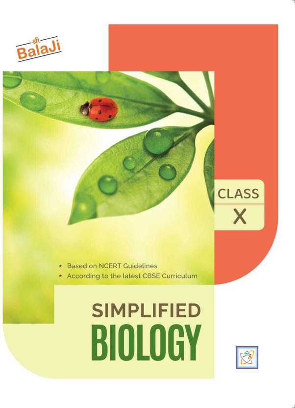 Balaji Simplified Biology Class 10th Book Based On NCERT Guidelines ...