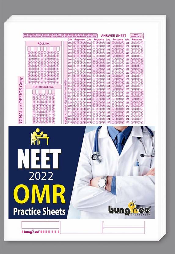 OMR Sheets For Practice NEET 2024, 200 MCQ - Pack Of 55 Pages: Buy OMR ...