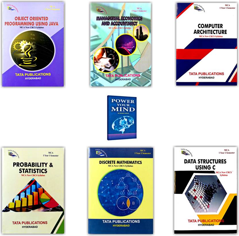 MCA I Year I Semester Books Subject Wise As Per New CBCS Syllabus - Pack Of 7 Books [ENGLISH ...