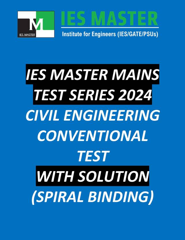 IES Master Prelims + Mains Test Series 2024 , English, Spiral Binding ...