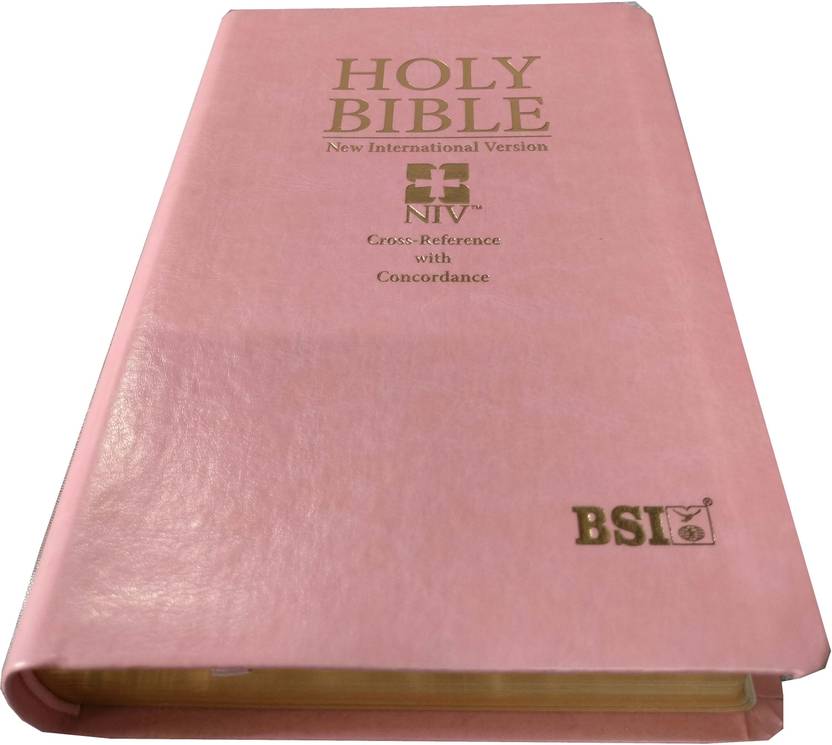 Holy Bible NIV Dy PU L Pink Amity (New International Version) Red Letter Cross-Reference With ...