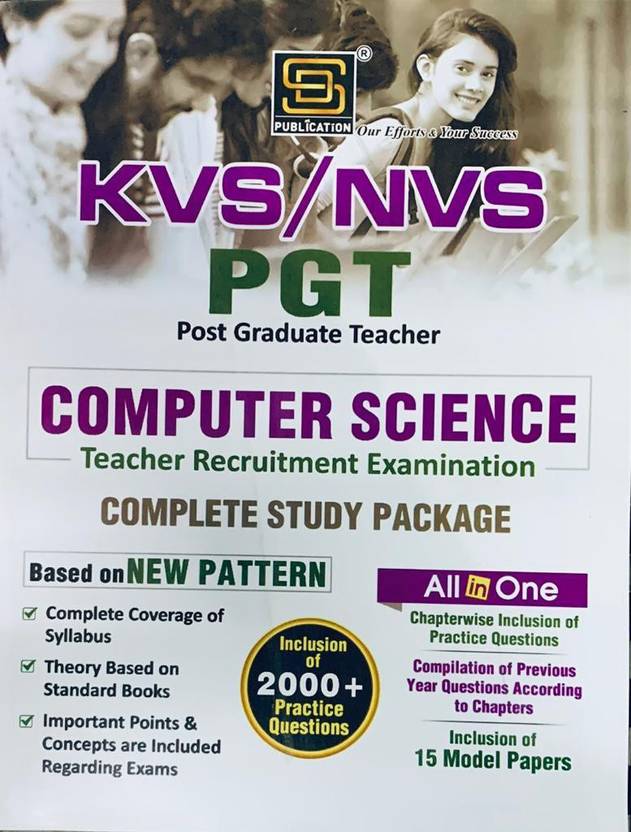 Kvs / Nvs Pgt Computer Science - Complete Study Package [ Based On New ...