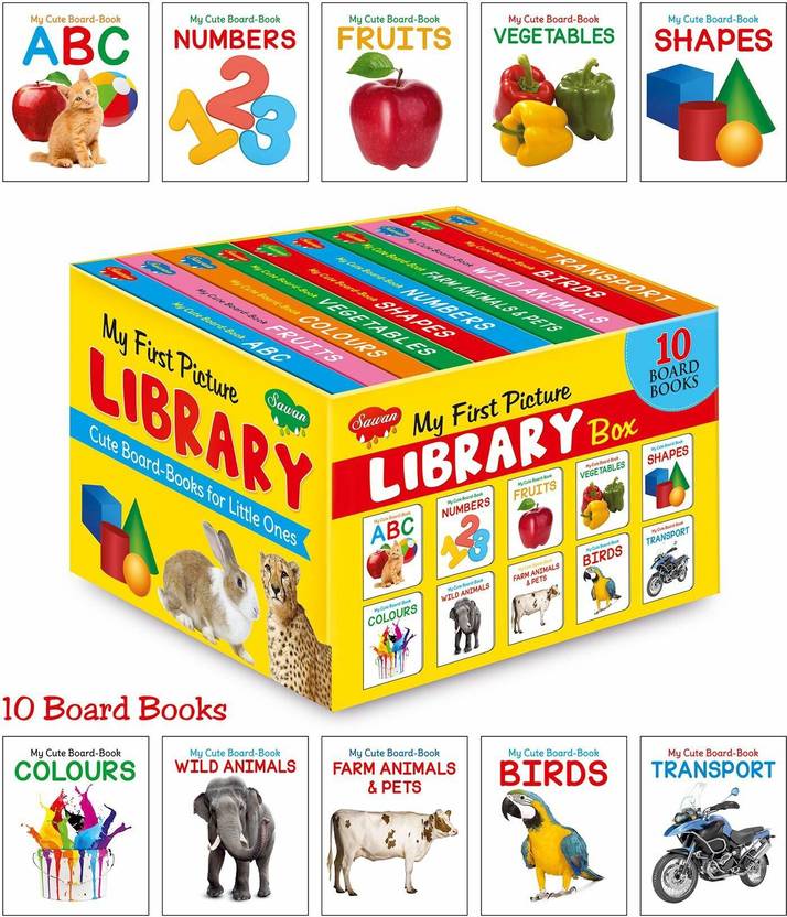 My First Picture Library Box Of 10 (Pre-School Books) | Gift Set For ...