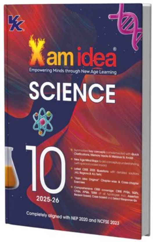 Xam Idea Class 10 Science (2025-26) | Latest CBSE Syllabus | Key ...