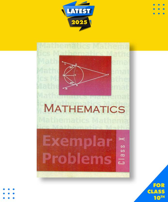 NCERT Math Exemplar Problems Class 10 Paperback, NCERT|New Latest ...