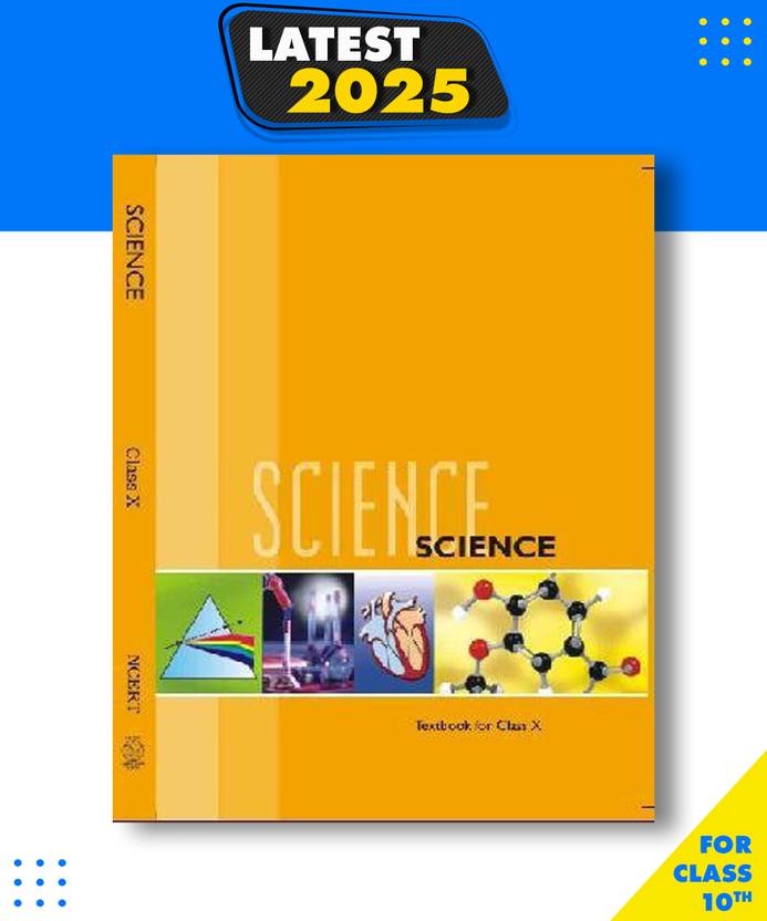 Science NCERT Textbook For Class 10 English Medium New Paperpack, SCERT ...