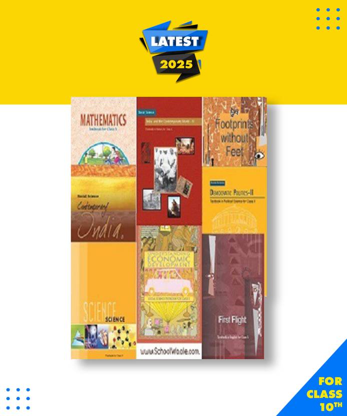 NCERT Books Set Class 10 English Medium -Binded Books Hardcover, NCERT ...