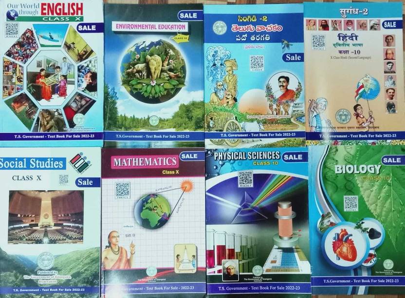 Telangana State Government School Books The Complete Text Books Set For ...