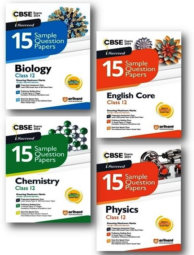 ARIHANT CBSE Class 12 Sample Question Paper Physics, Chemistry, Biology ...