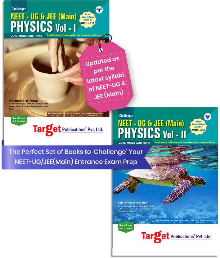Neet Ug Jee Main Challenger Physics Vol 1 And 2 Medical And Engineering
