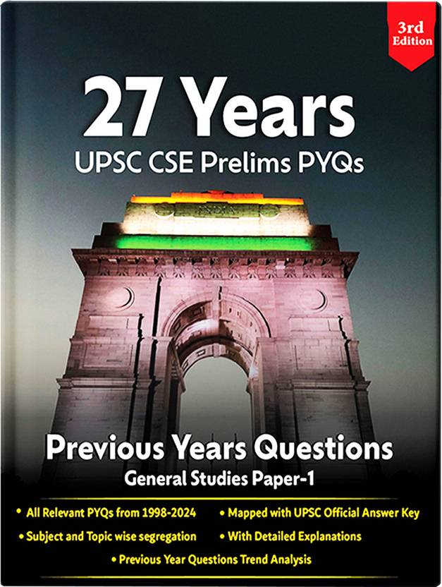 UPSC Prelims Previous Year Question Papers (PYQ) Last 26 Years Revised ...