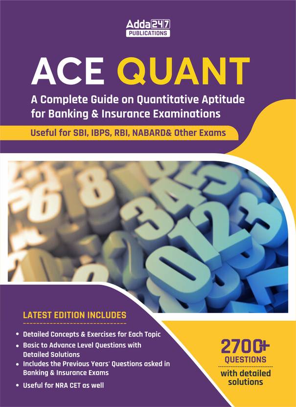 ACE QUANT A Complete Guide On Quantitative Aptitude For Banking ...