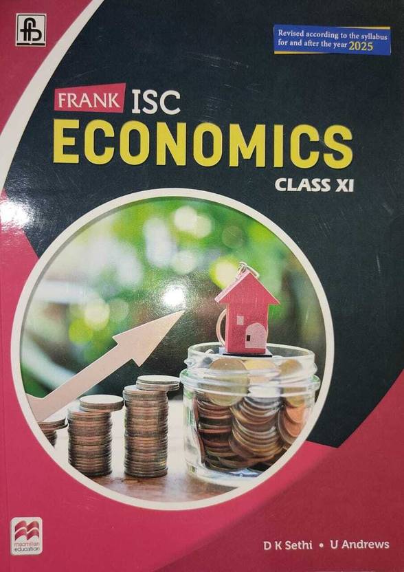 Frank Isc Economics - Class 11 (For Isc 2025 Exams): Buy Frank Isc ...