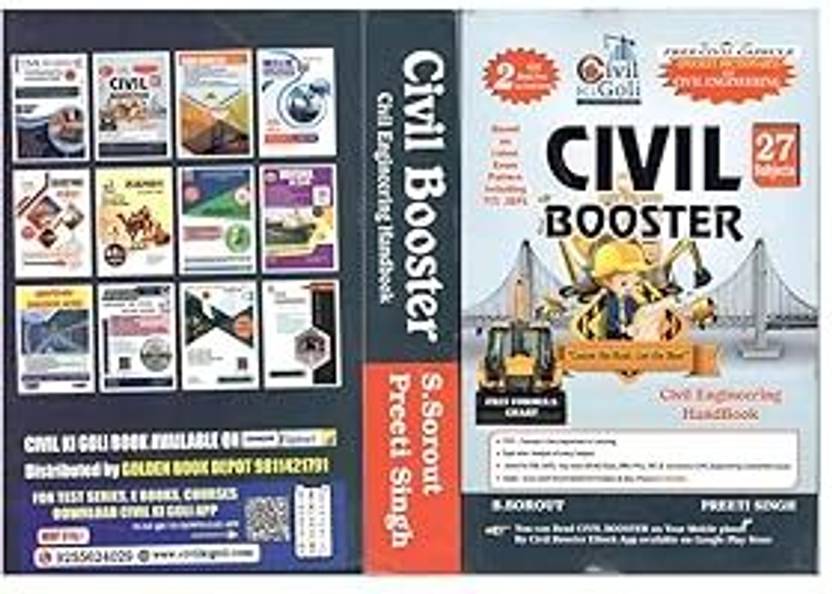 CIVIL BOOSTER - Civil Ki Goli - Civil Engineering Handbook 24 Subjects ...