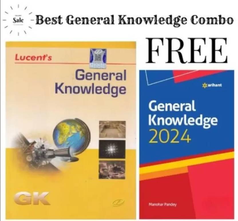 FREE Arihant General Knowledge 2024 + Lucent's General Knowledge | 2024-Edition | English Medium ...