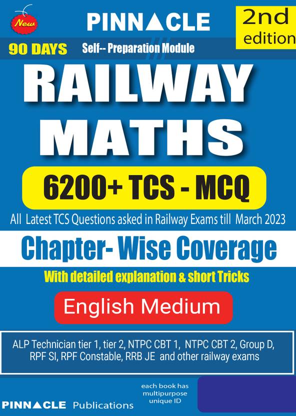 Railway Maths 6200 TCS MCQ Chapter Wise With Detailed Explanation And ...