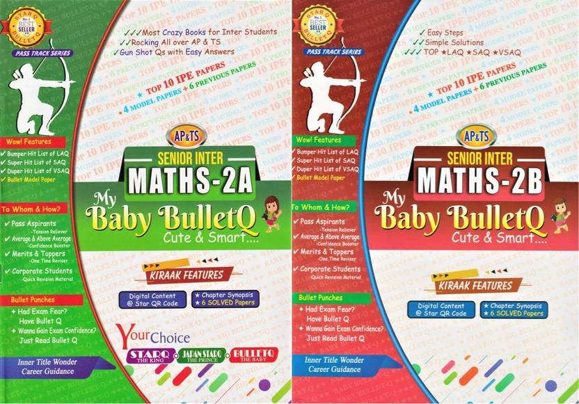 My Baby Bullet Q Intermediate 2nd Year Maths 2A & 2B 2023-24 (Set Of 2 ...