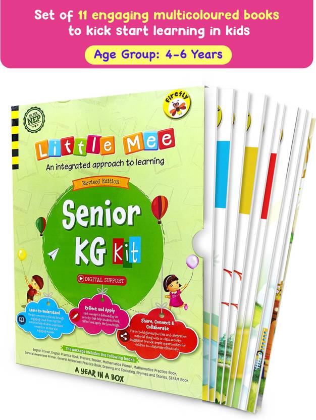Little Mee Senior KG Kit | UKG Books | Preschool Learning For English ...