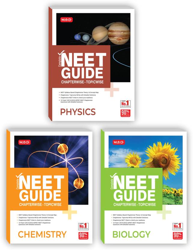 Mtg Complete Neet Guide Physics Chemistry Biology Set Of 3 Books