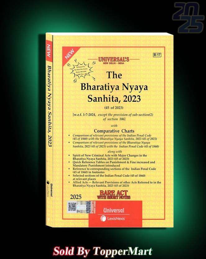 Bhartiya Nyaya Sanhita Edition 2025: Buy Bhartiya Nyaya Sanhita Edition ...