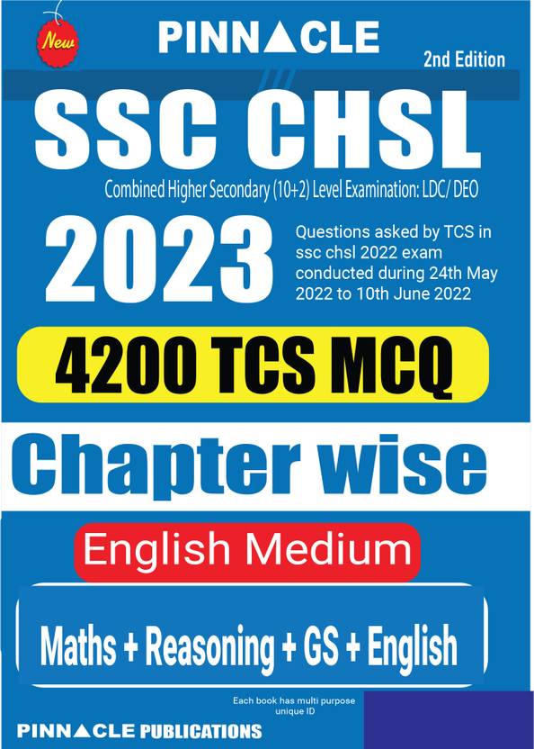SSC CHSL (10+2) 2023 Exam: Chapter-Wise English Medium Book I Latest ...