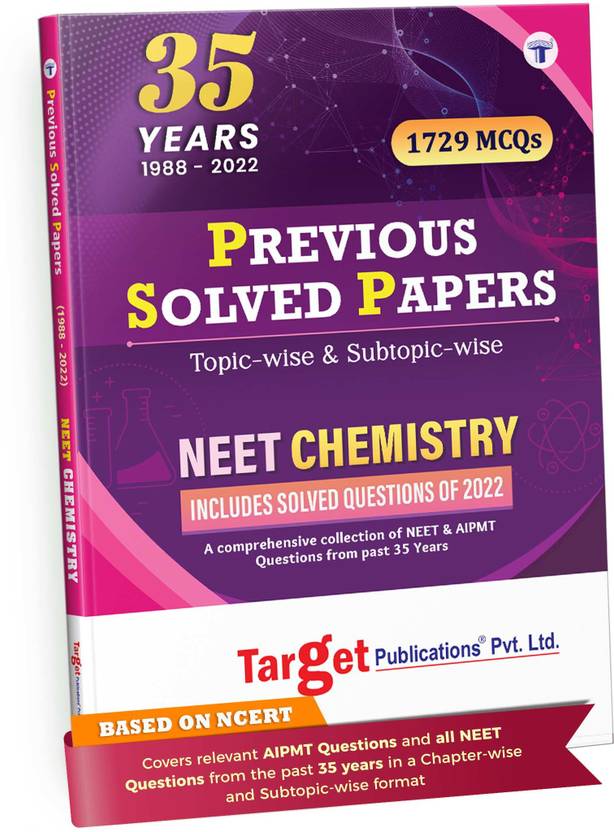 35 Years NEET Chemistry Chapterwise Previous Year Solved Question Paper ... 35 Years NEET Chemistry Chapterwise Previous Year Solved Question Paper ...