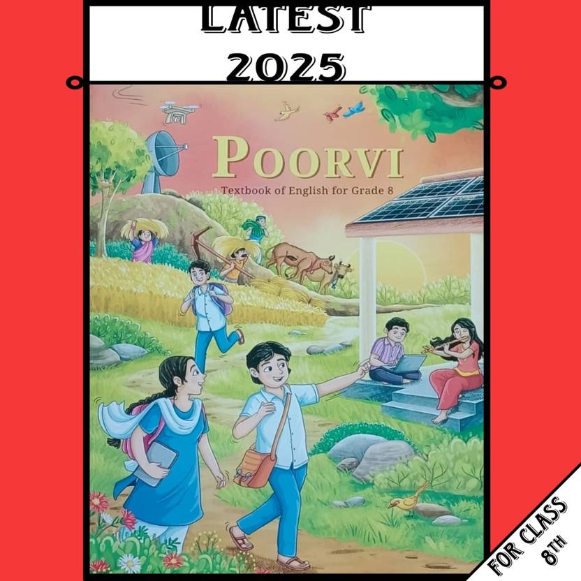 New Syllabus Ncert Text Book Class 8 English Poorvi For 2025 Edition: Buy New Syllabus Ncert ...