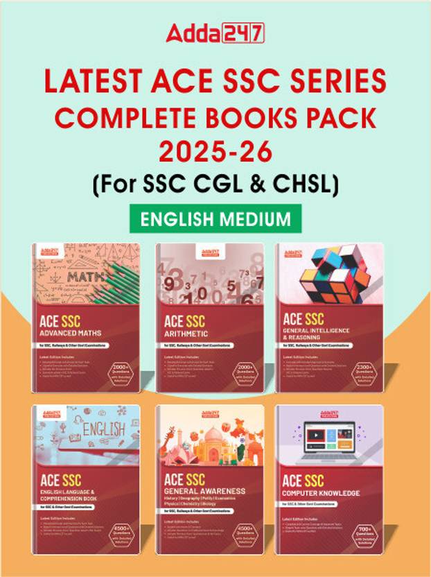 Latest Ace SSC Complete Books Series For (SSC CGL & CHSL ) Exam 2025-26 ...