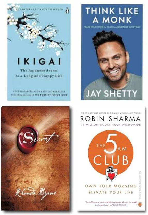 Ikigai / Think Like A Monk/secret /5 Am Club: Buy Ikigai / Think Like A ...