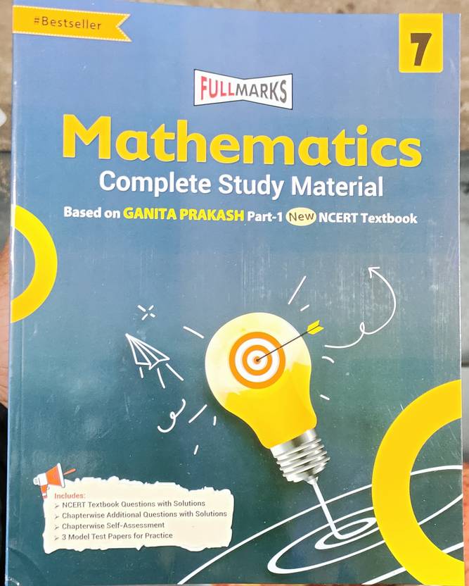 Full Marks Mathematics Complete Study Material Class 7 Based On Ganita Prakash Part-1 Ncert Book ...