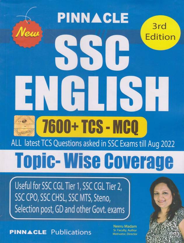 Pinnacle Ssc English (3rd Edition) [7600+ Tcs - Mcq] Topic Wise Coverage: Buy Pinnacle Ssc ...