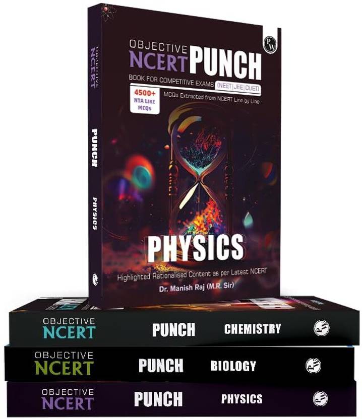 Pw Ncert Punch Physics Chemistry And Biology Set Of 3 Books Combo For