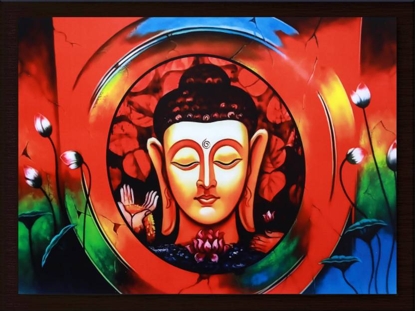 Darsh Craft Lord Buddha Religious Frame Price in India - Buy Darsh ...