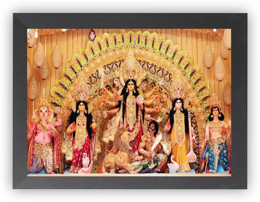 US COLLECTION Durga Maa on Tiger MATA vaishno Devi pindi roop photo ...