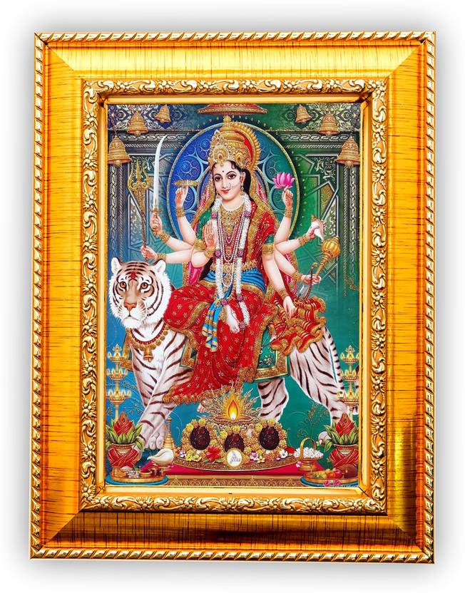Nuoshopping Durga Maa Nav Roop Photo Frame,Durga Maa Photo Frame ,Durga ...