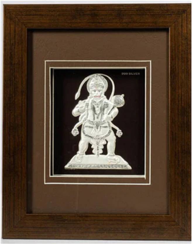 candrin Silver Hanuman Ji Frame Religious Frame Price in India - Buy ...