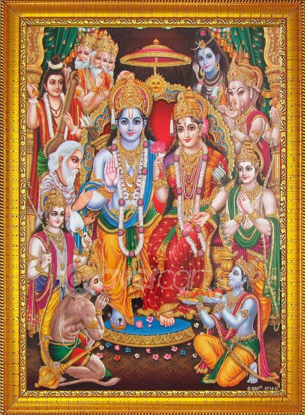 Stuthi Arts RAM DARBAR Religious Frame Price in India - Buy Stuthi Arts ...