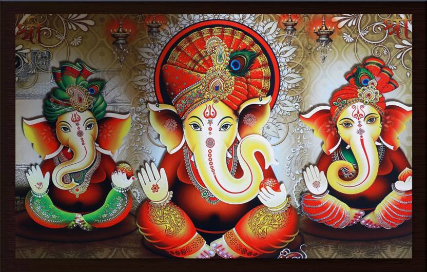 Darsh Craft Ganesh Ji Religious Frame Price in India - Buy Darsh Craft ...
