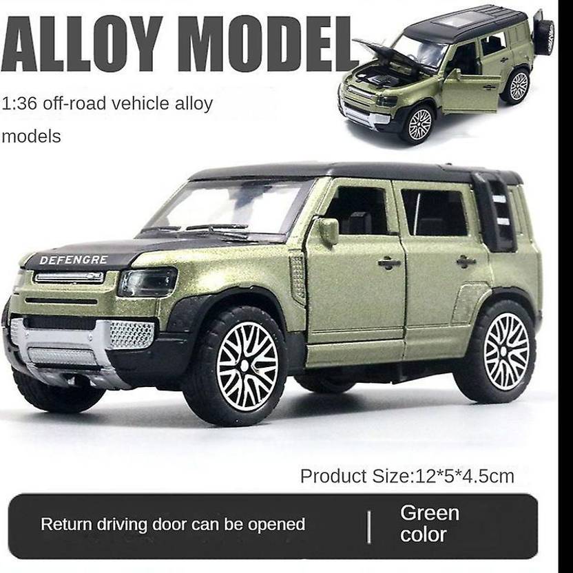 MTOYS Land Rover Defender Alloy Diecast Car - Premium Metal Build with ...