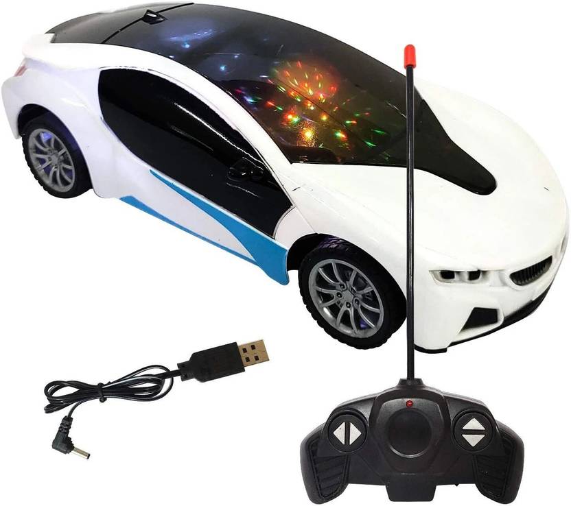 Toodles Chargeable 3D Remote Control Lighting Famous Car for 3+ Years ...