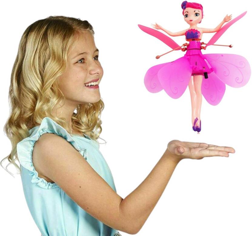 TRU TOYS Magical Flying Fairy Doll Hand Sensor Control USB Powered Sky ...